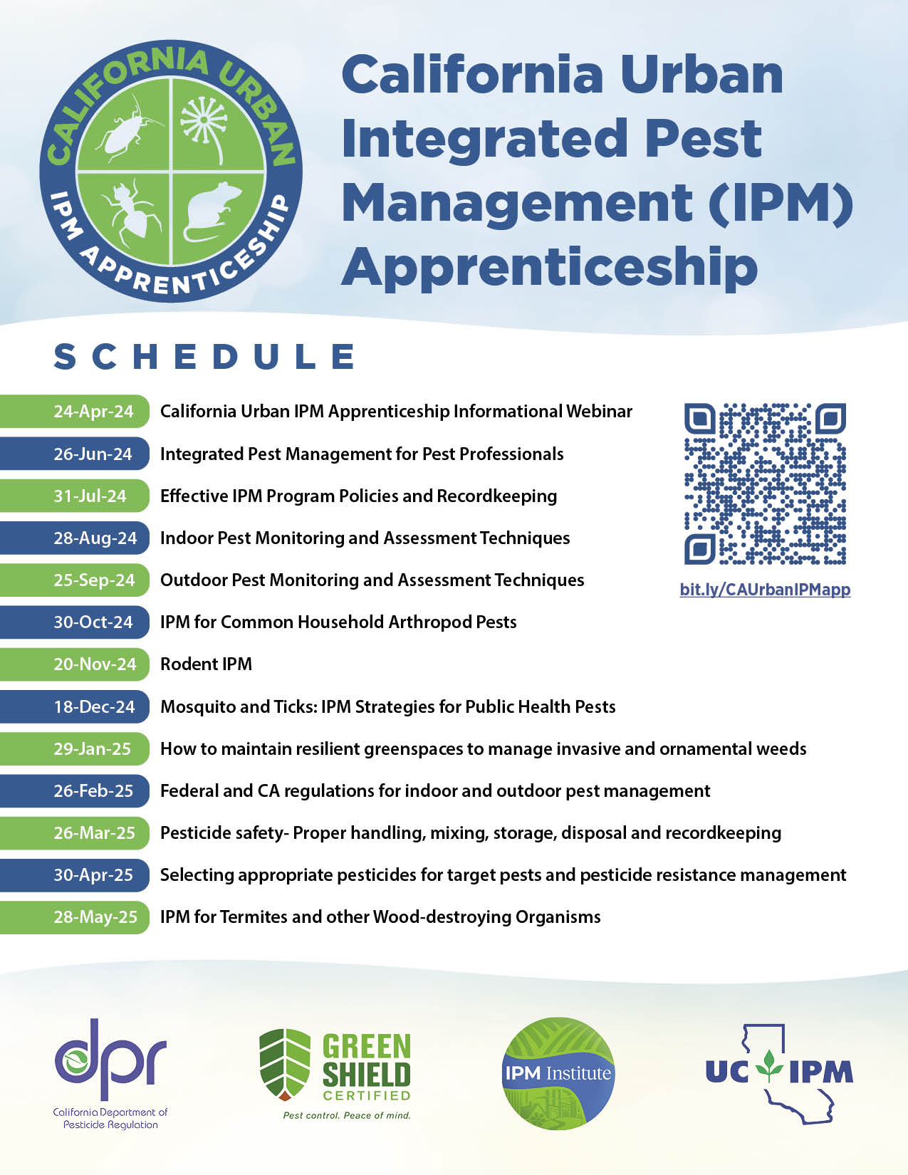 California Urban IPM Apprenticeship - Green Shield Certified